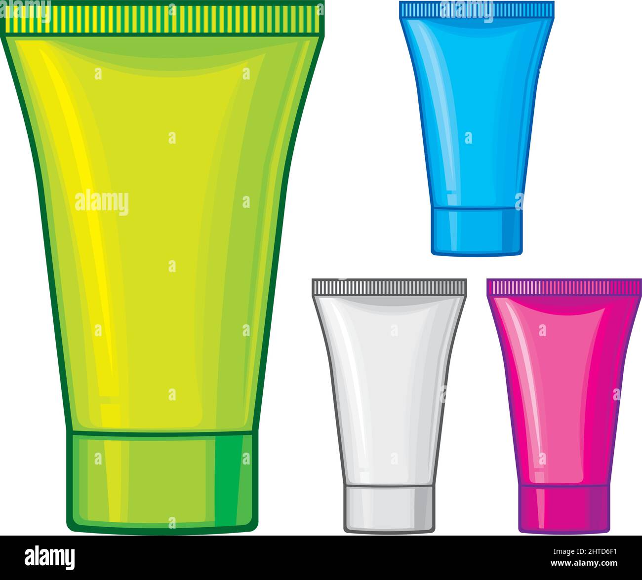Cosmetic tube container template Stock Vector Images - Alamy