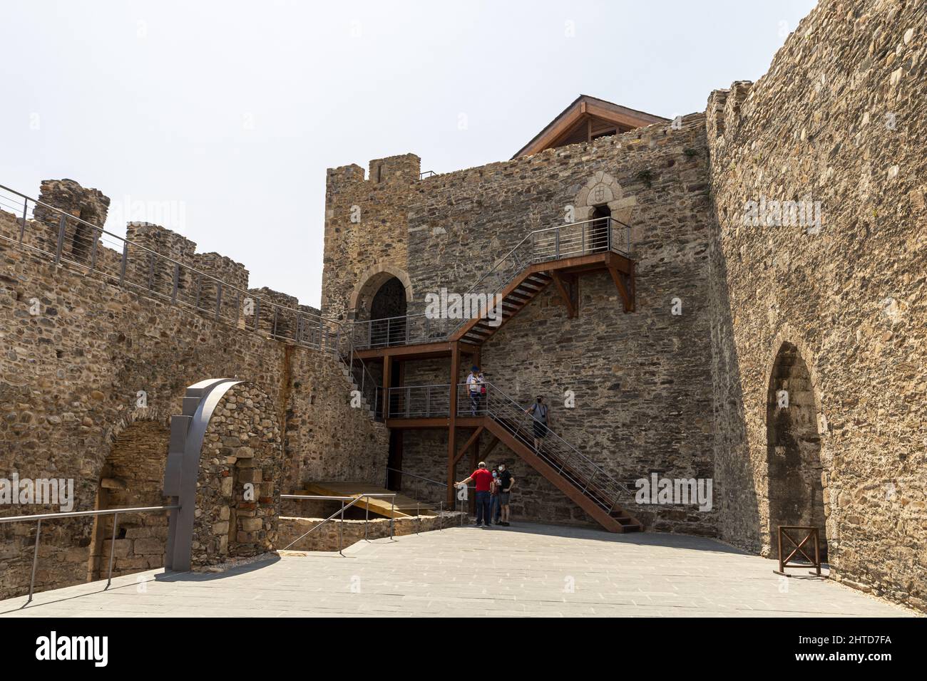 Walls of Castillo de los Templarios, Castle of the Knights Templar ...