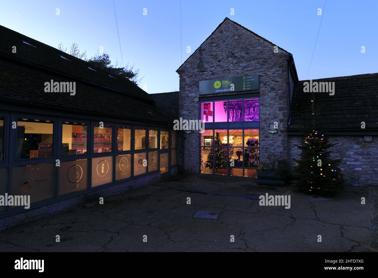 The Castleton visitor centre, Castleton village, Derbyshire, Peak ...