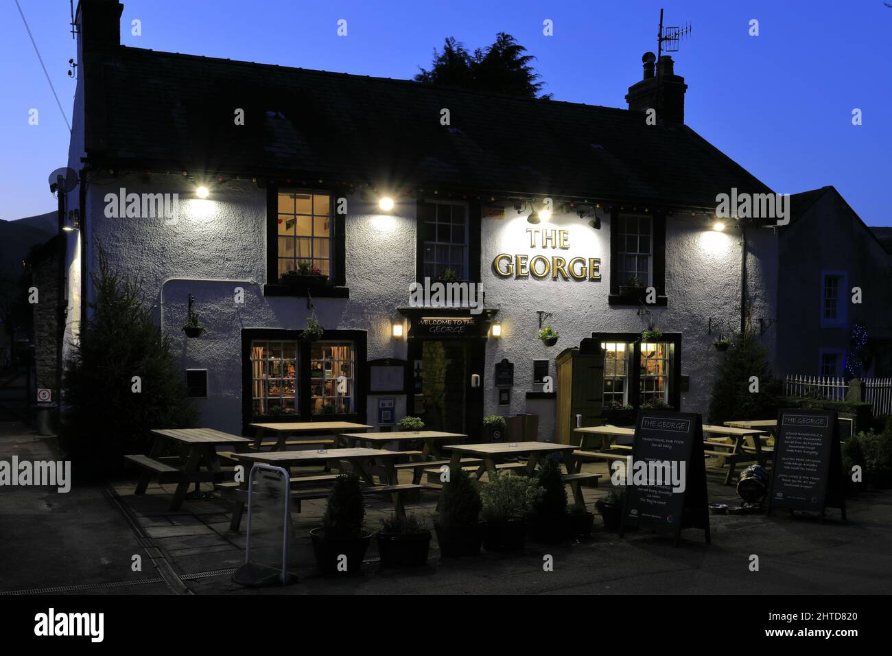 The George Pub, Castleton village, Derbyshire, Peak District National ...