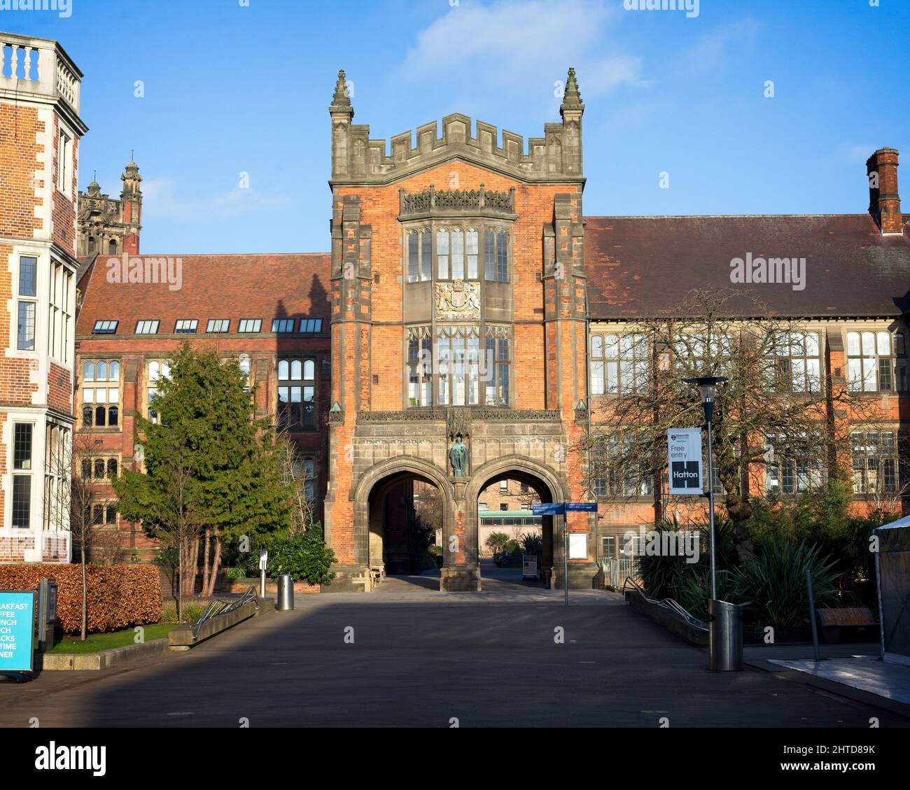 The historic Arches building at Newcastle University stands just off ...