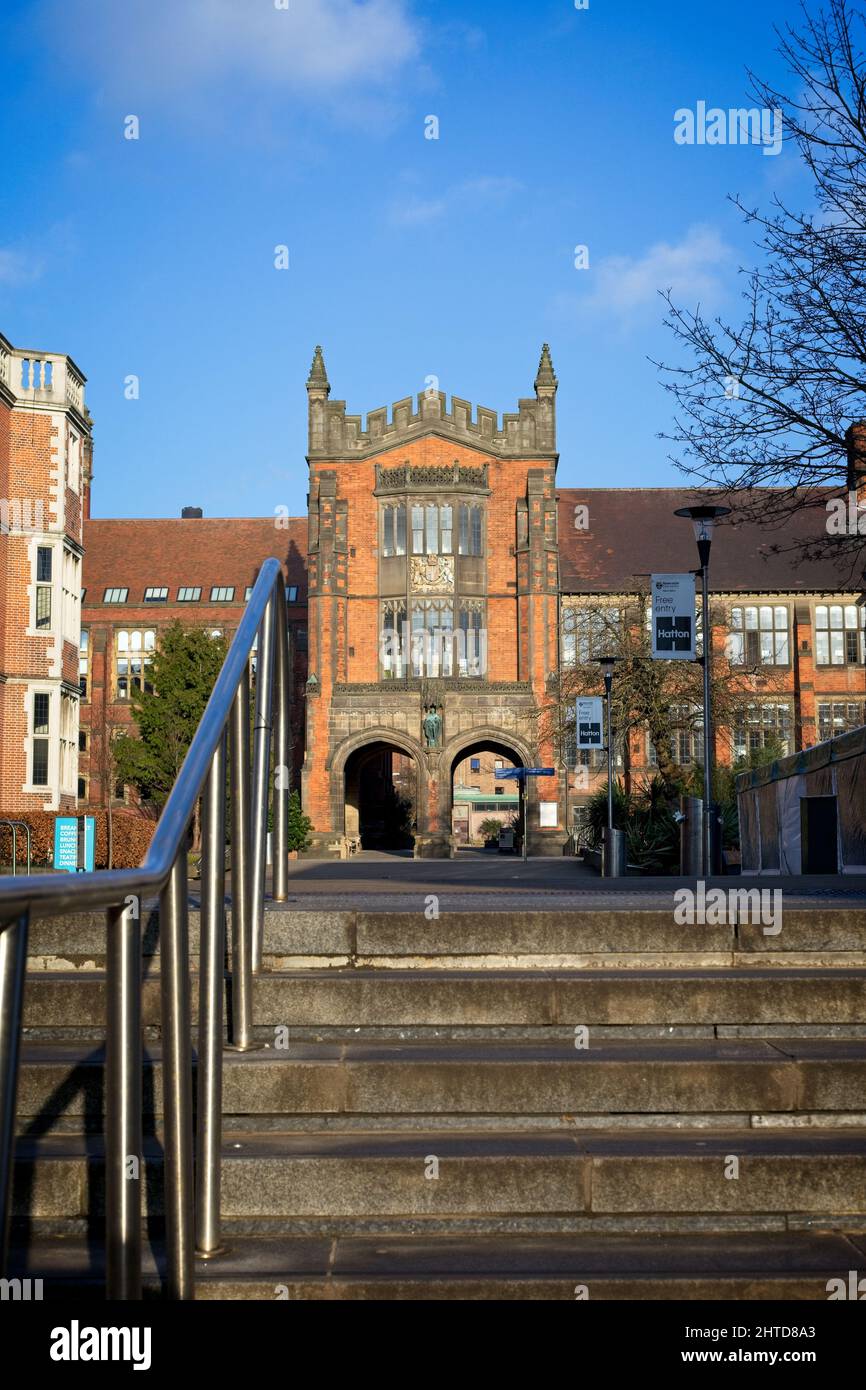 The historic Arches building at Newcastle University stands just off ...