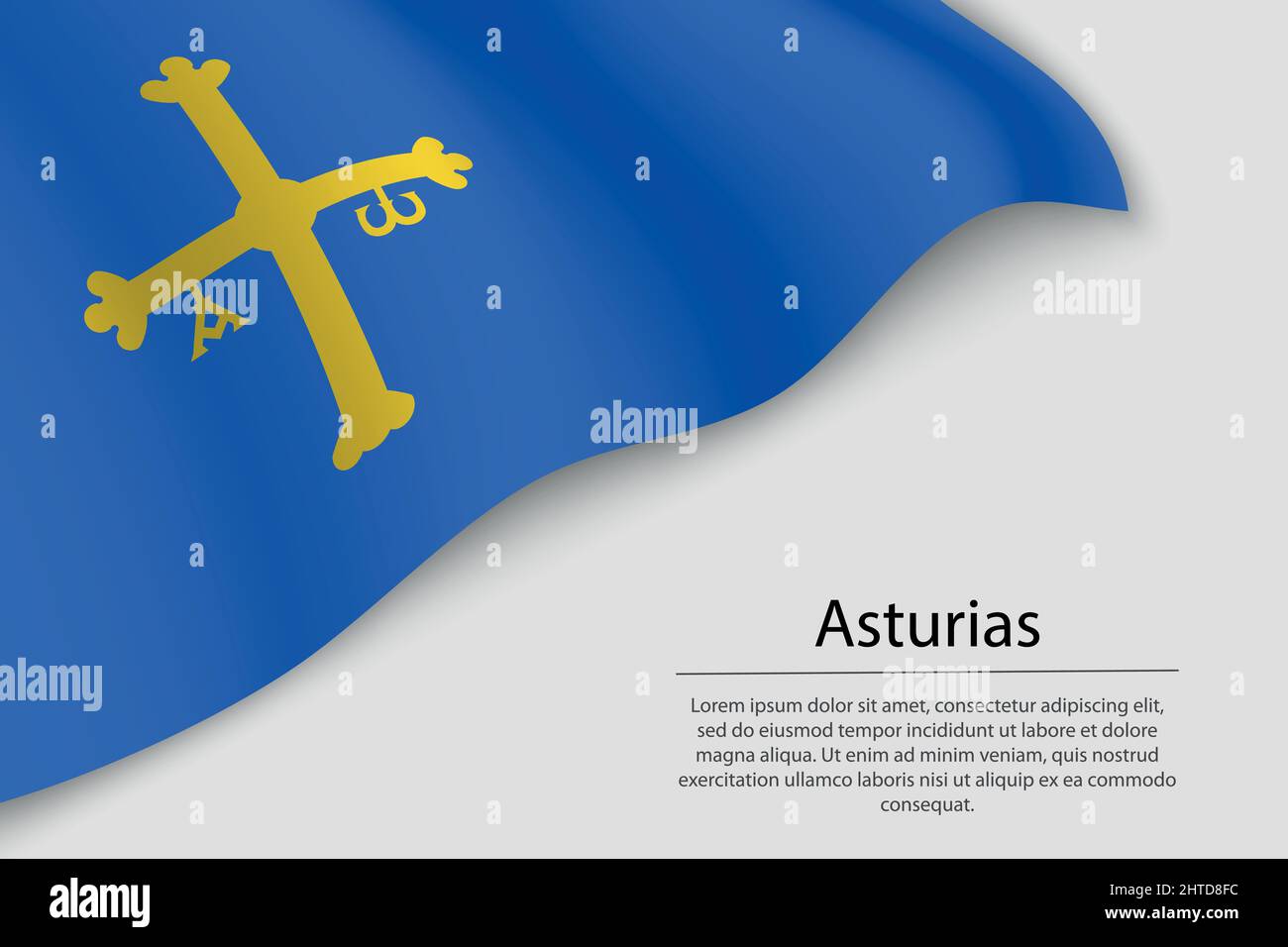Flag of the region asturias hi-res stock photography and images - Alamy