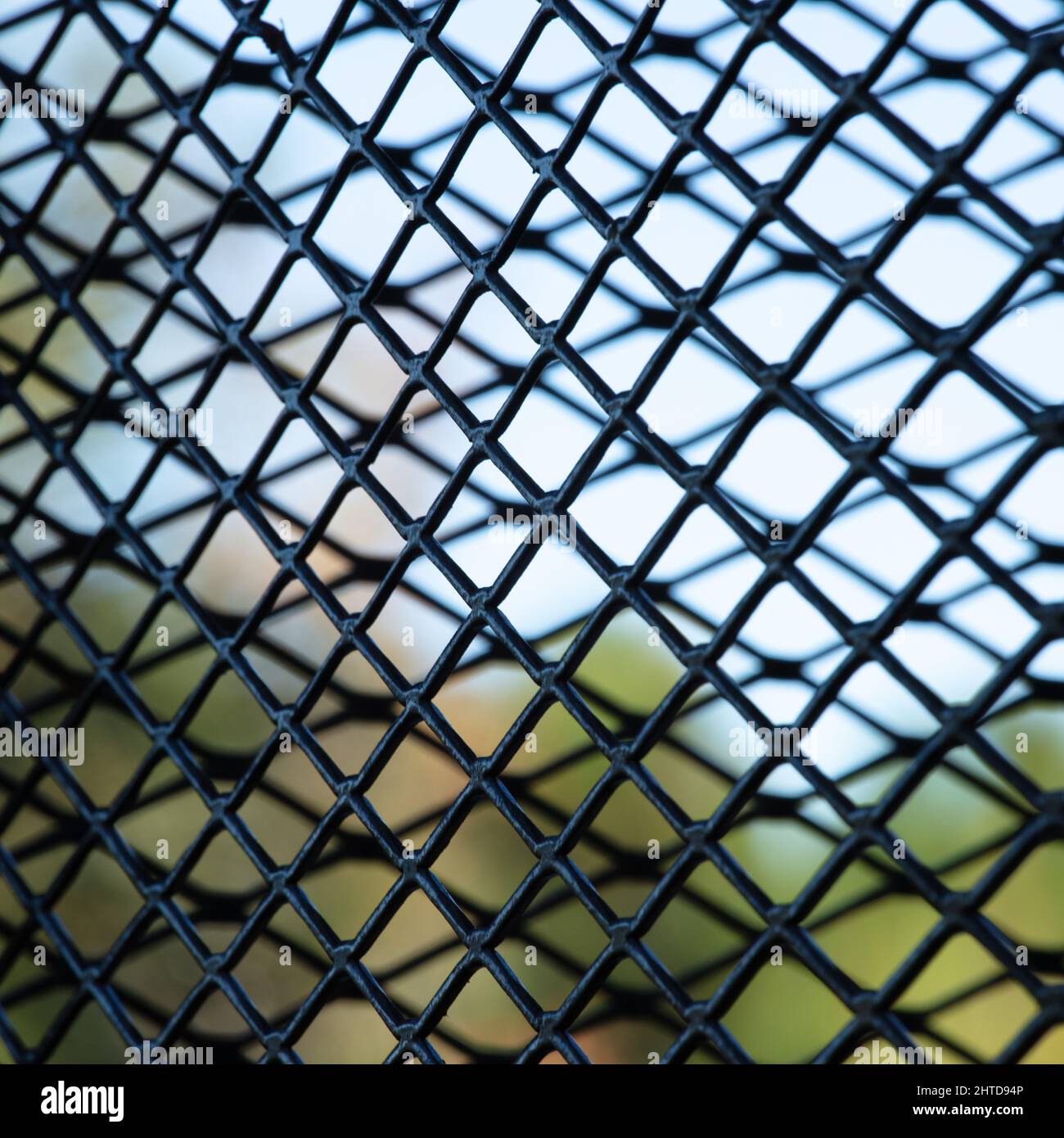 Closeup shot of a metal mesh wall Stock Photo - Alamy