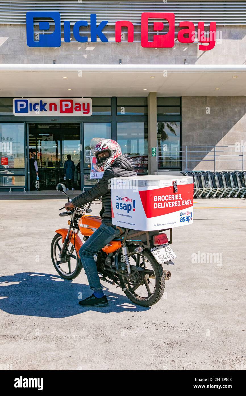 Cape Town, South Africa - September 9, 2021: Express Service delivery ...