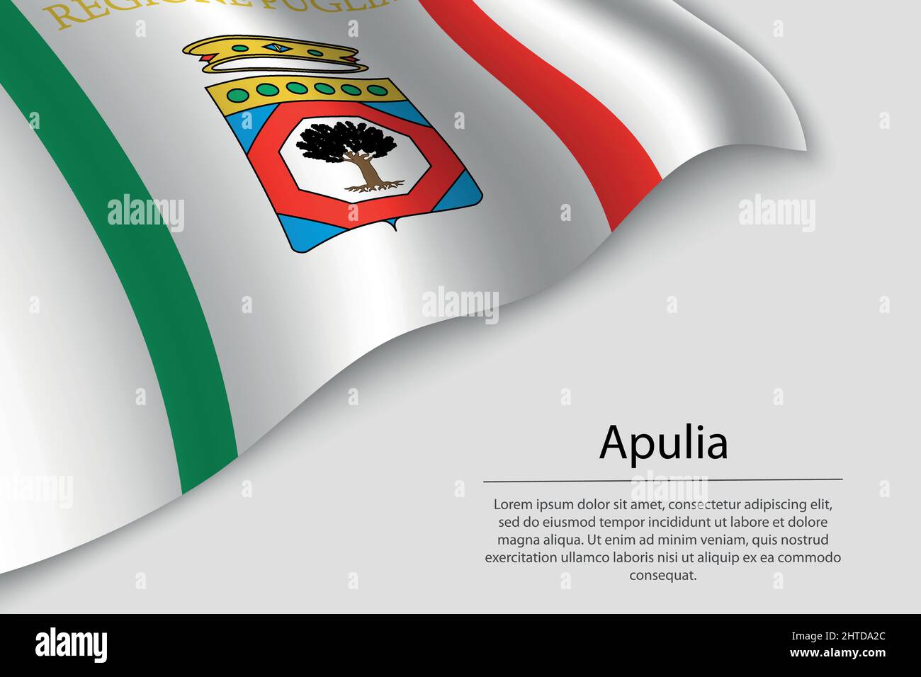 Flag of apulia Stock Vector Images - Alamy