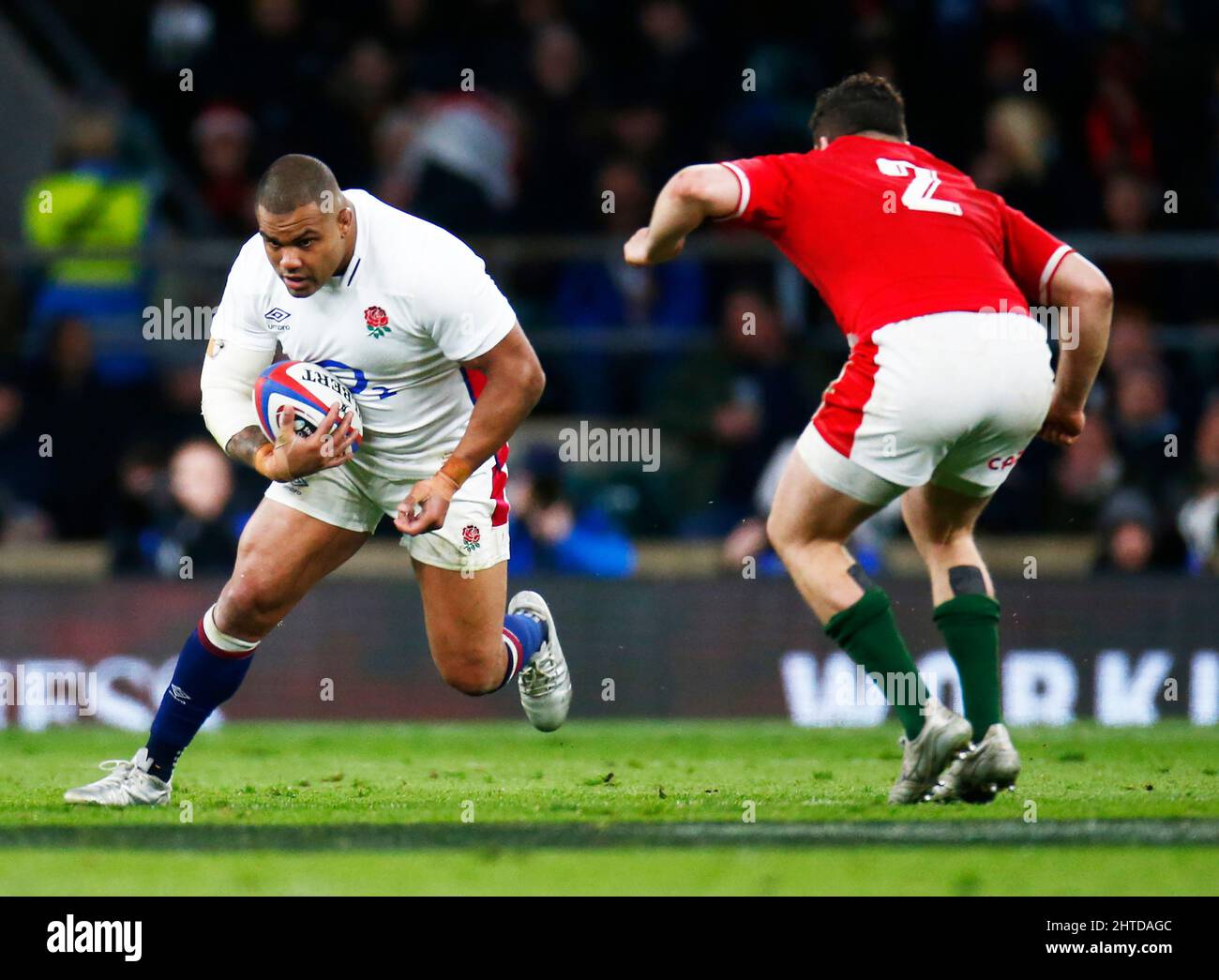 LONDON, ENGLAND - FEBRUARY 26: Kyle Sinckler of England makes his 50th ...