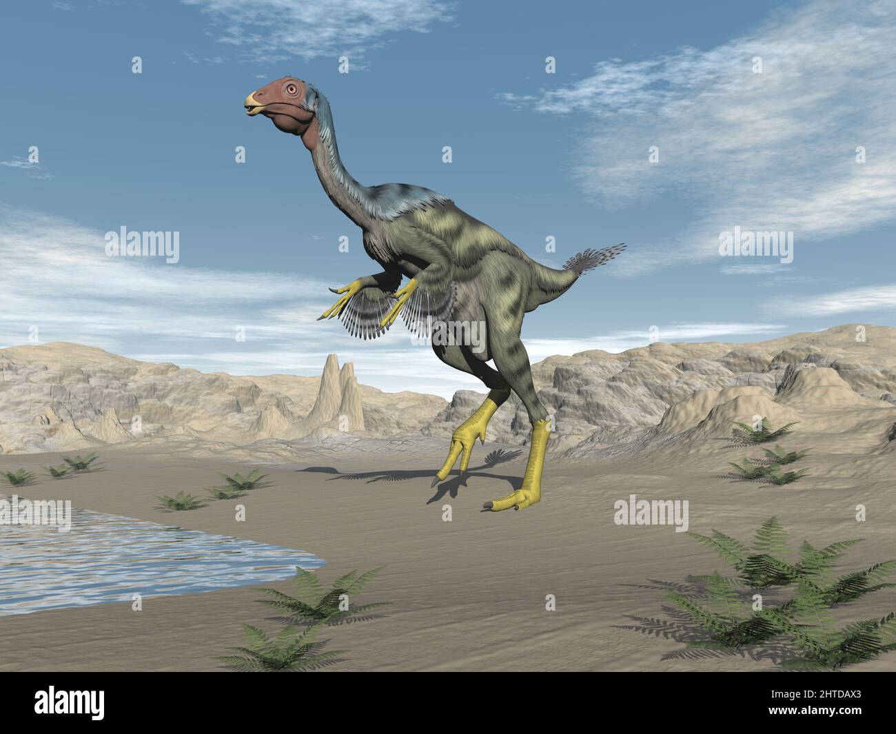 Birdlike dinosaur hi-res stock photography and images - Alamy