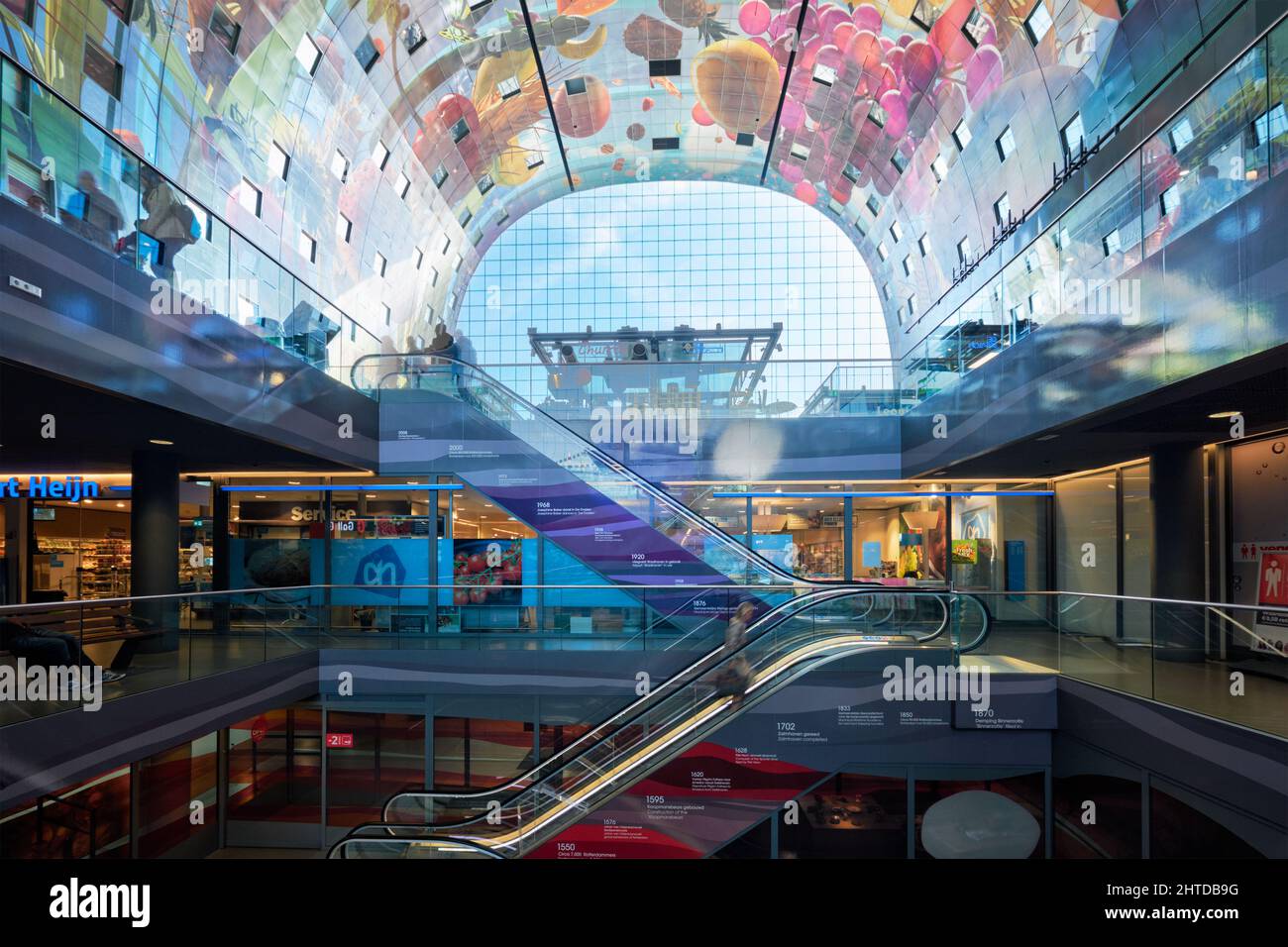 Rotterdam market hall interior hi-res stock photography and images - Alamy