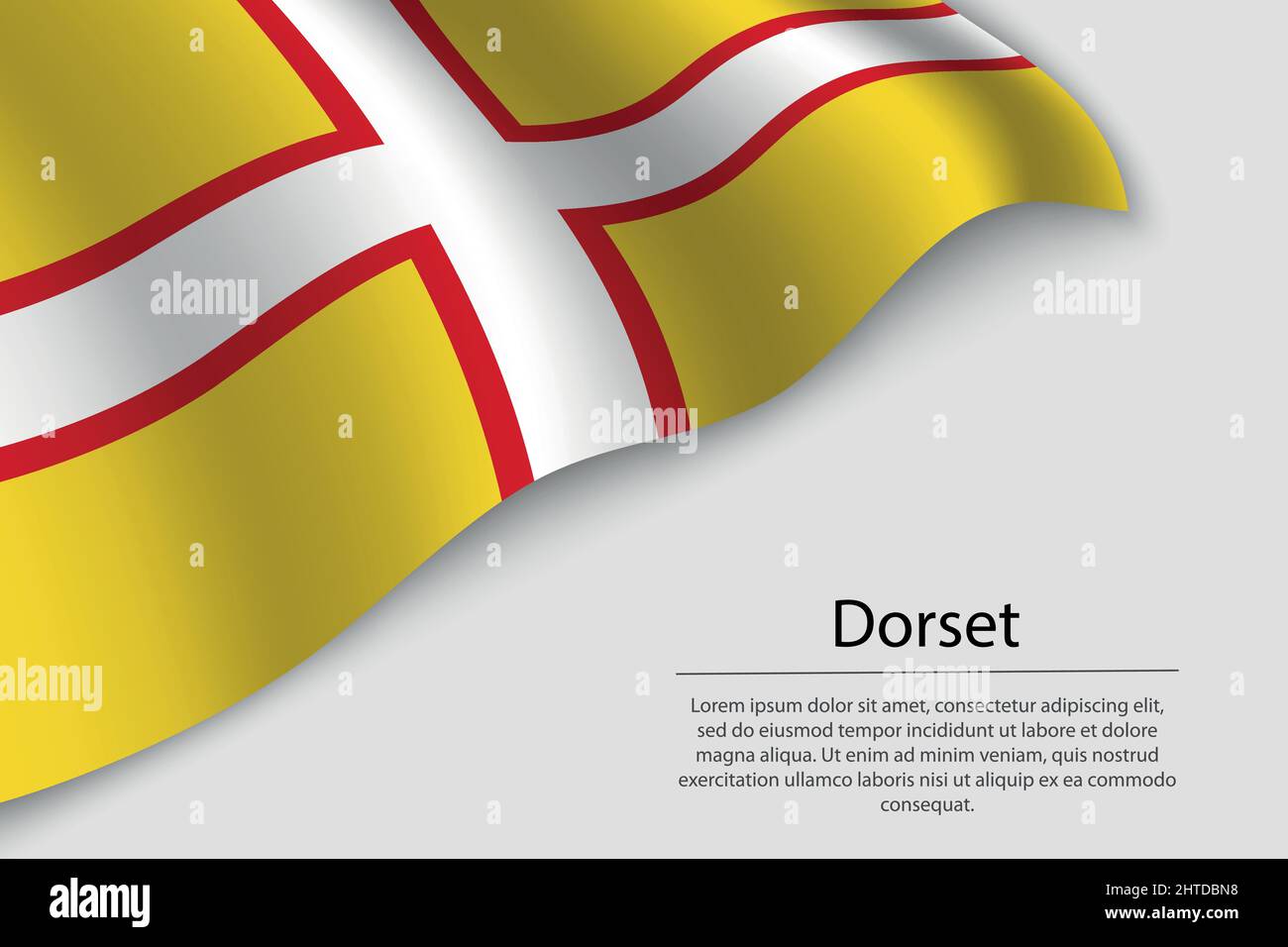 Flying dorset flag Stock Vector Images - Alamy