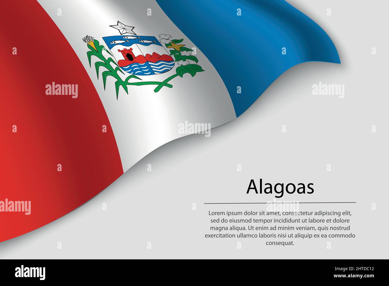 Flag of alagoas Stock Vector Images - Alamy