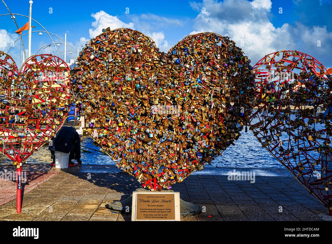 heart in willemstad curacao Stock Photo - Alamy