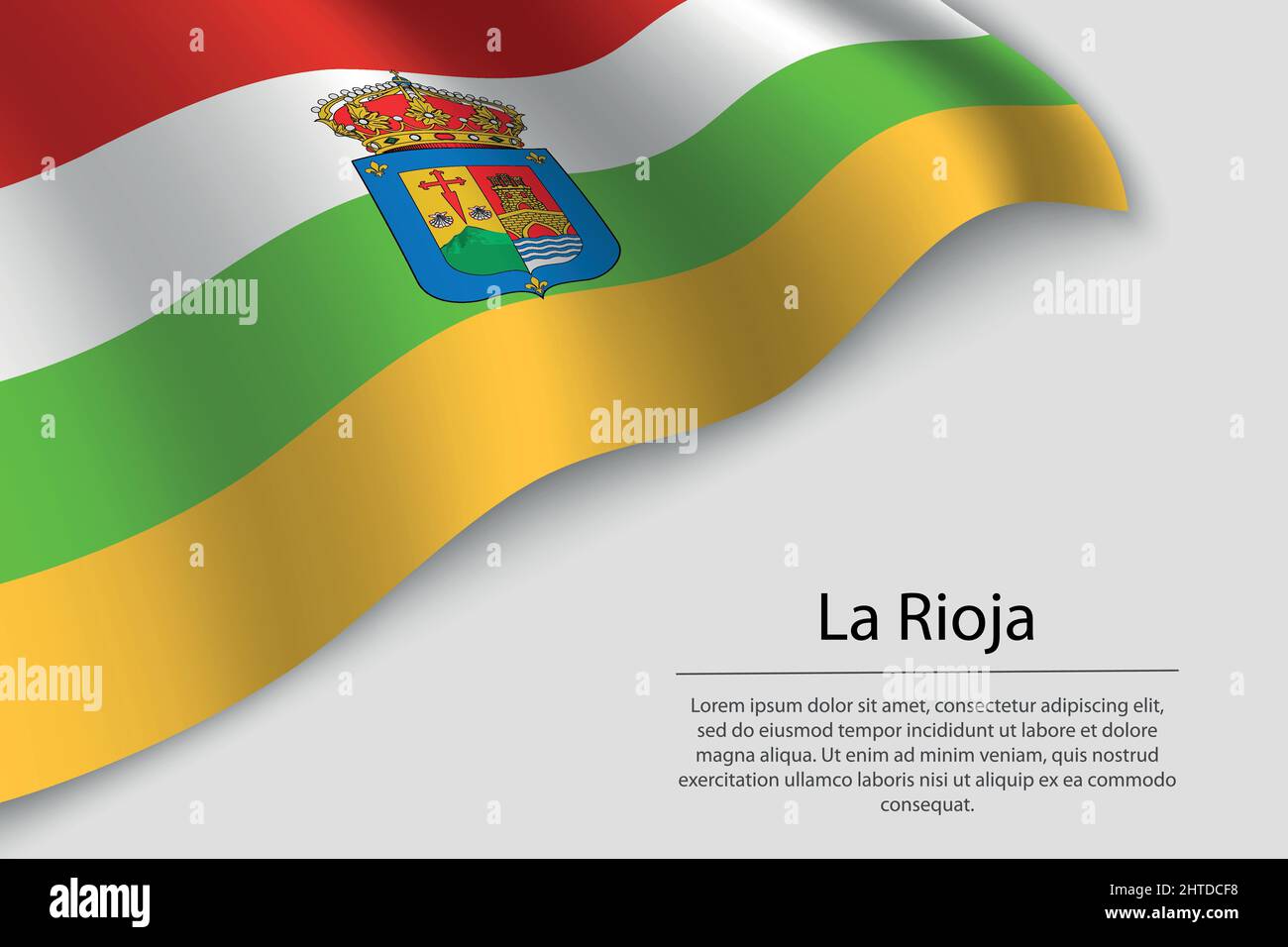 Flag of the region of la rioja hi-res stock photography and images - Alamy