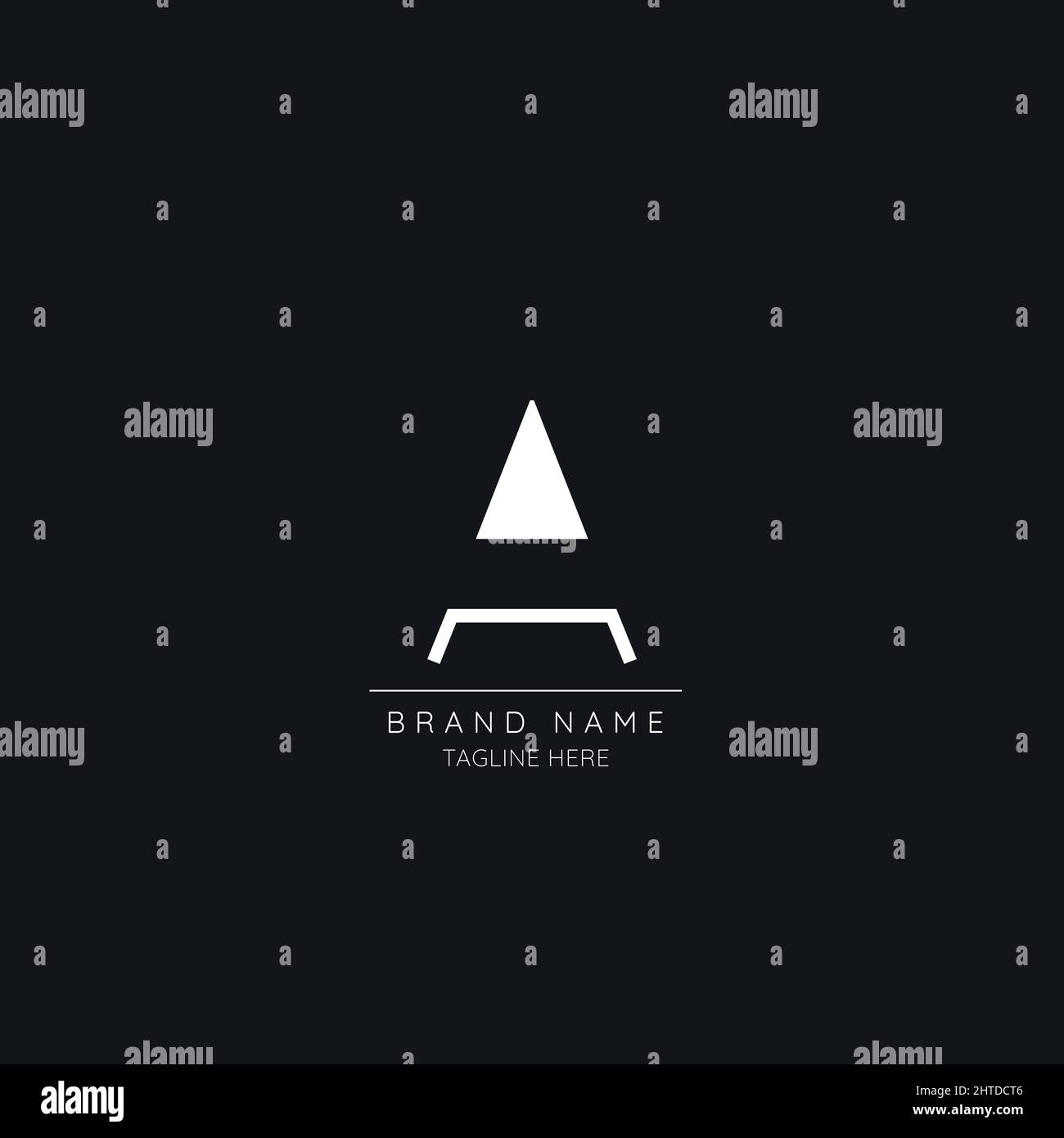 Minimalist Letter A logo icon design Stock Vector Image & Art - Alamy