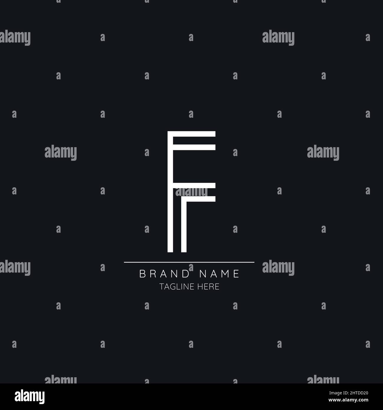 Timeless modern F initial based logo icon Stock Vector Image & Art - Alamy