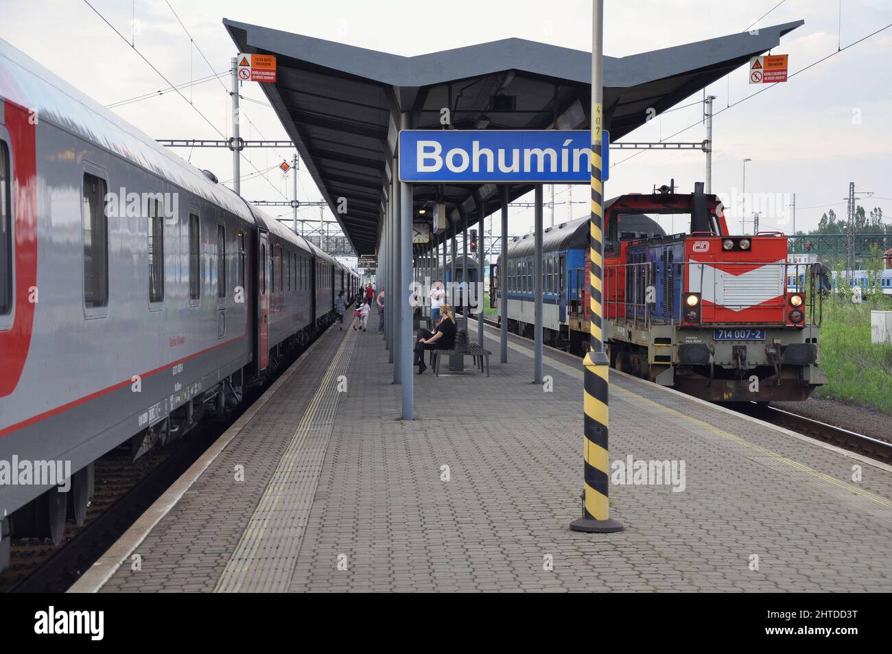 Railway station in bohumin hi-res stock photography and images - Alamy