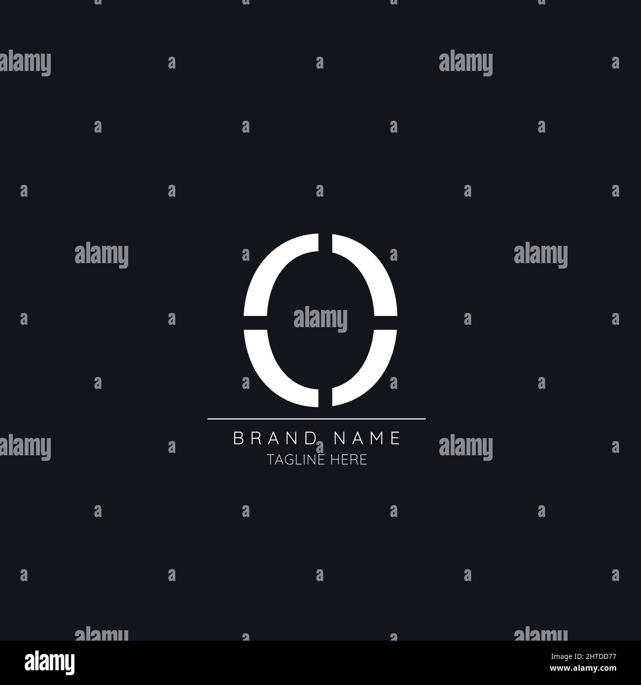 Minimalist Letter O logo icon design Stock Vector Image & Art - Alamy