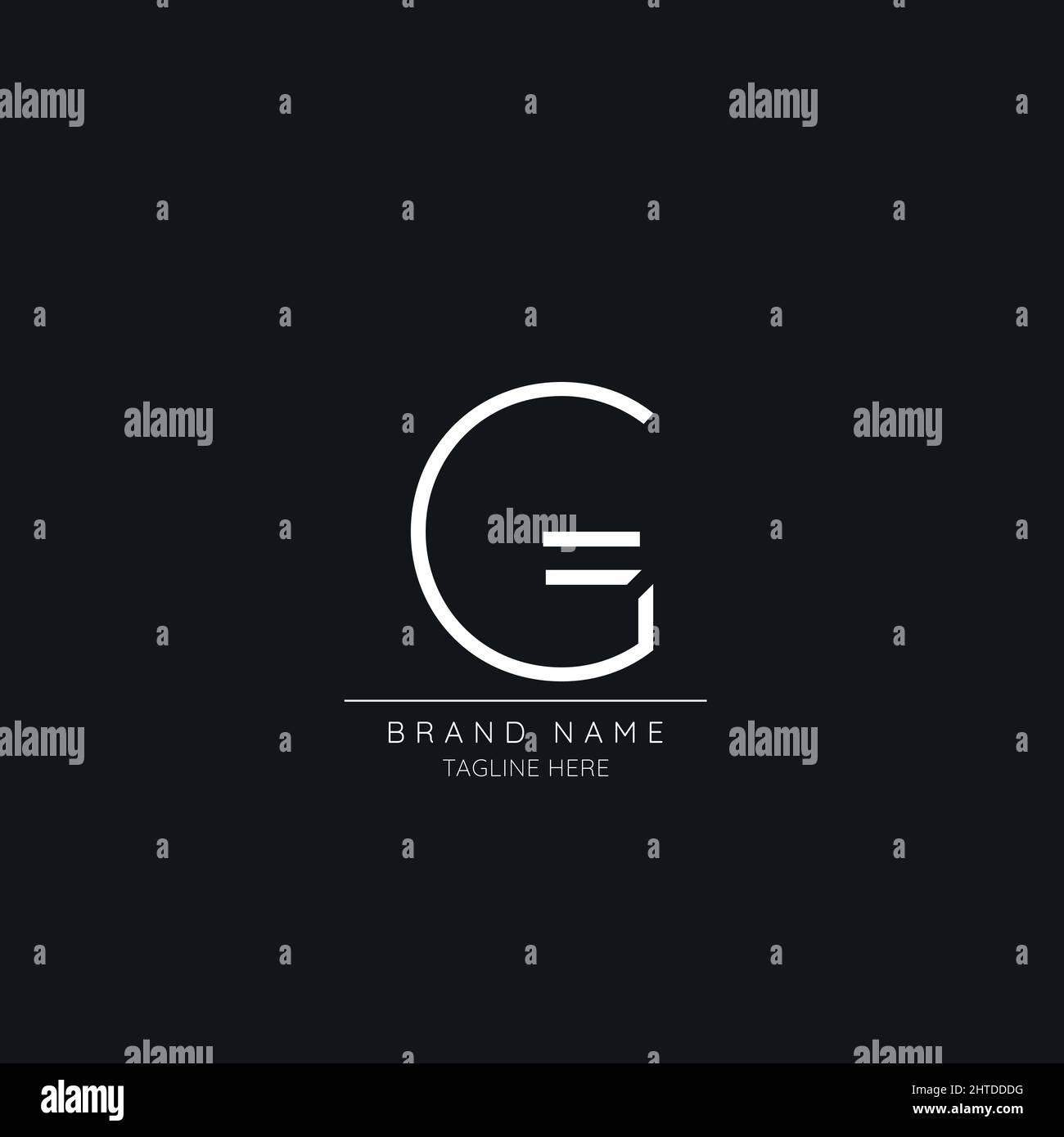 Minimalist Letter G logo icon design Stock Vector Image & Art - Alamy