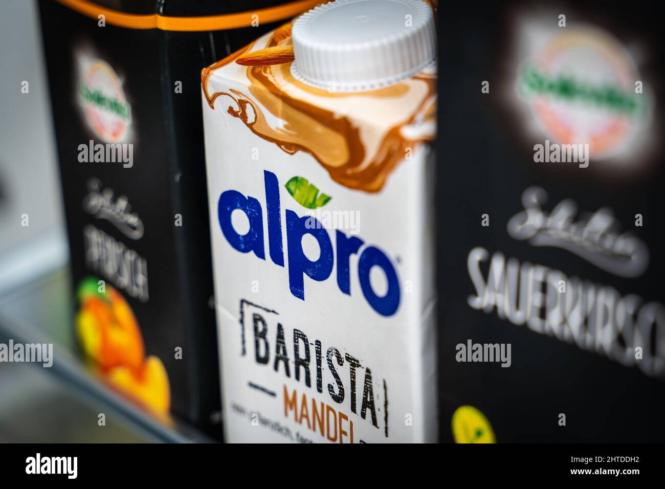 Alpro logo hi-res stock photography and images - Alamy
