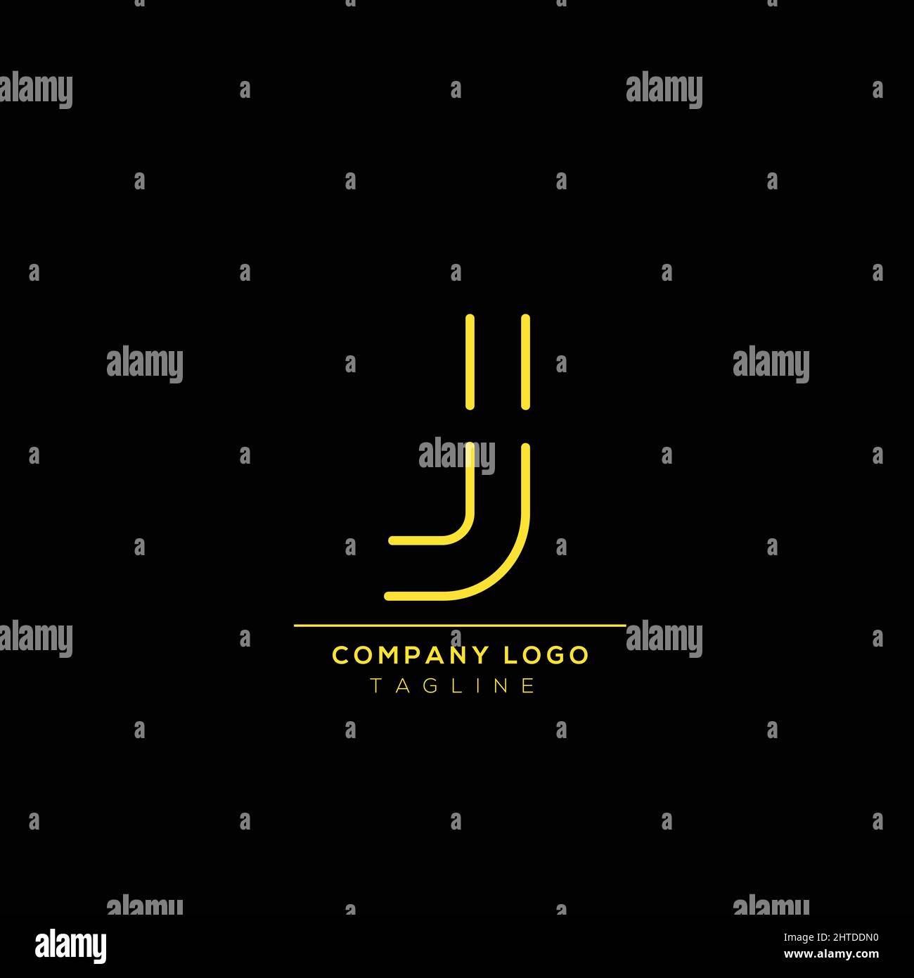 J Logo Monogram Icon Vector Symbol Template Stock Vector Image & Art ...