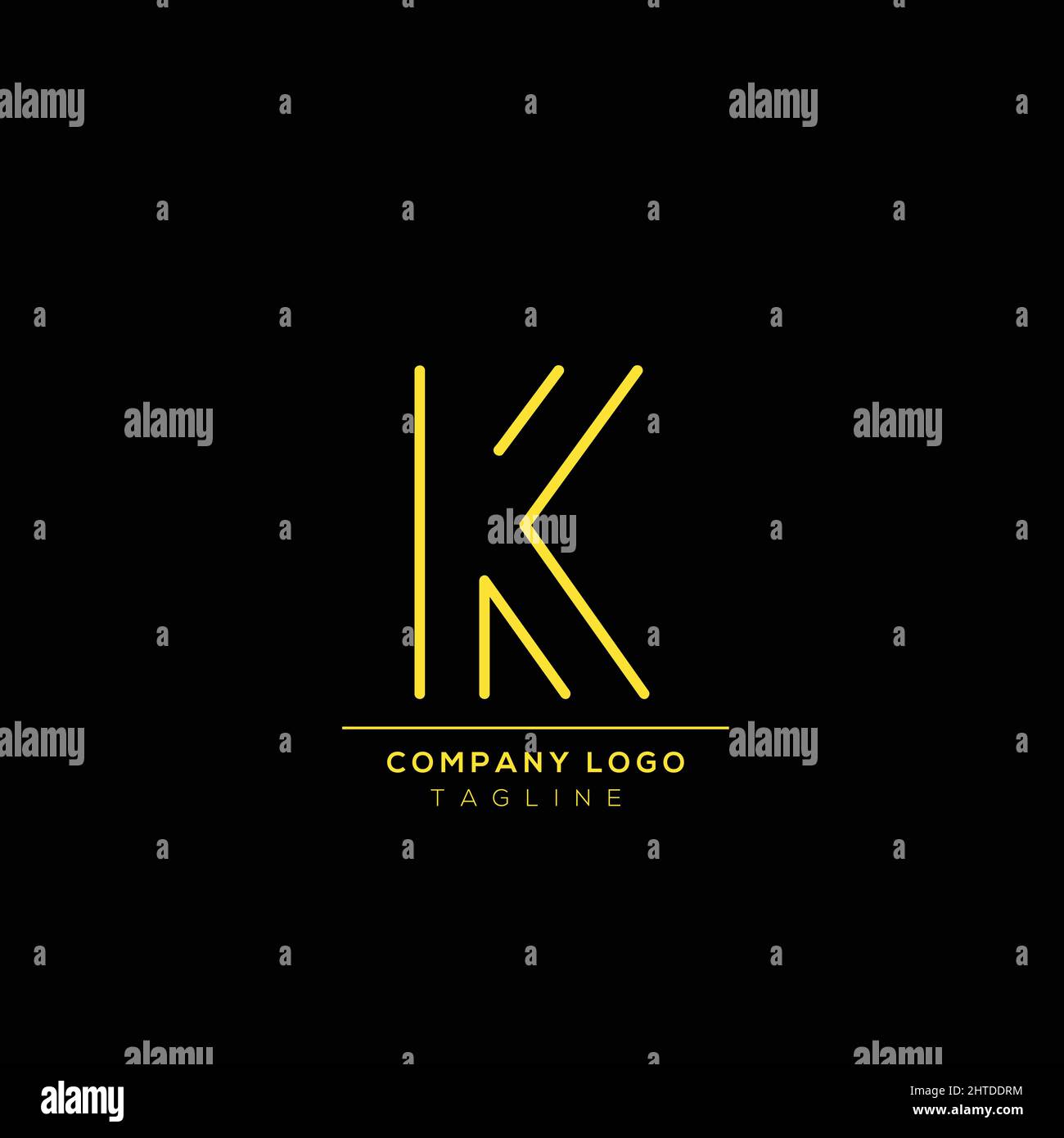 K Logo Monogram Icon Vector Symbol Template Stock Vector Image & Art ...