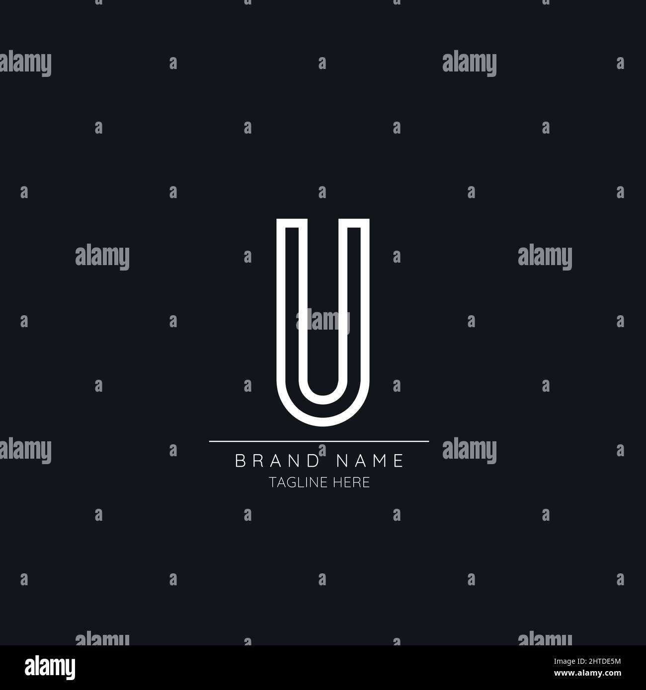 Timeless modern U initial based logo icon Stock Vector Image & Art - Alamy