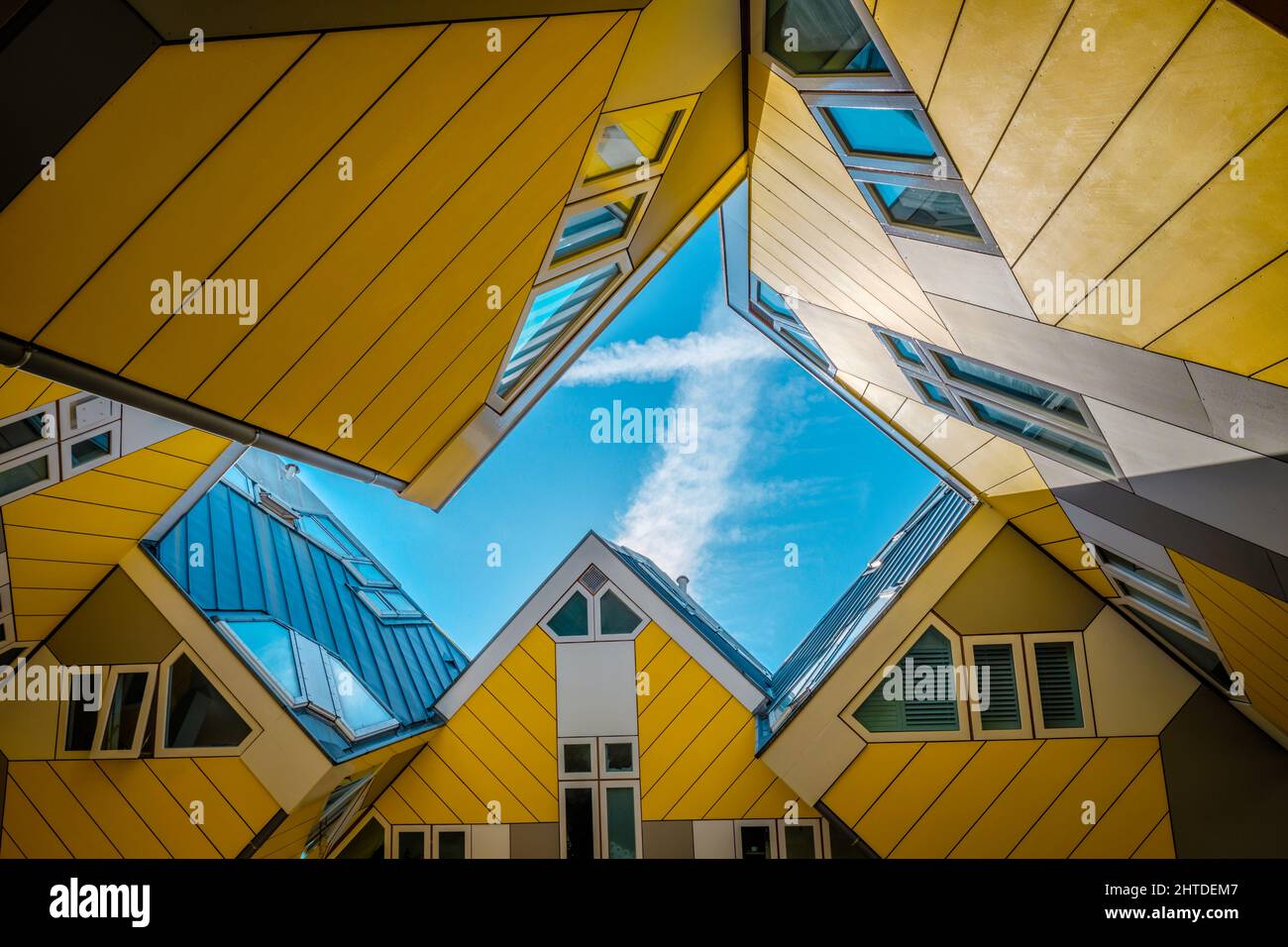 Cube houses in Rotterdam, Netherlands Stock Photo - Alamy