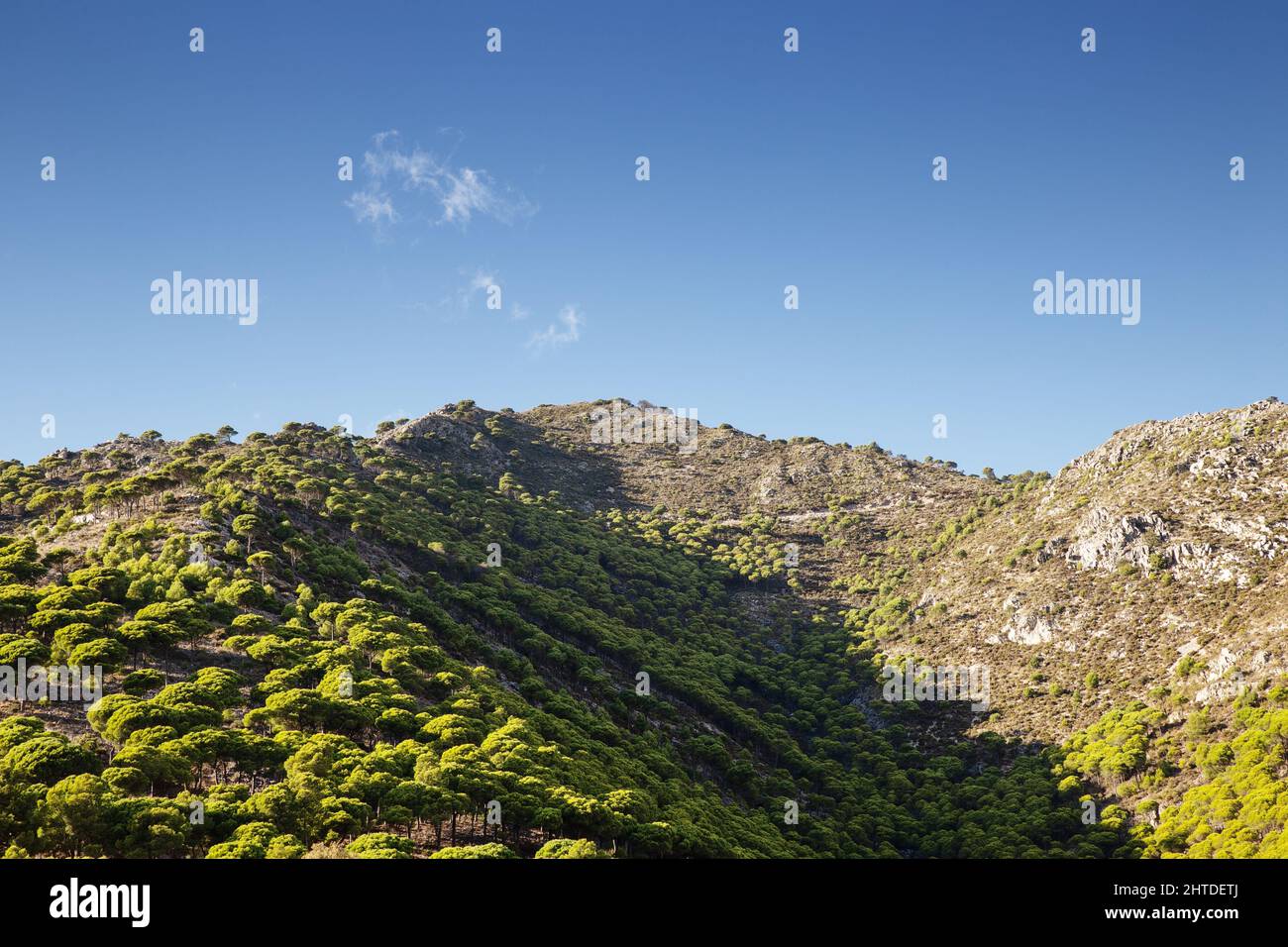 mountains around the village of mijas in spain Stock Photo - Alamy