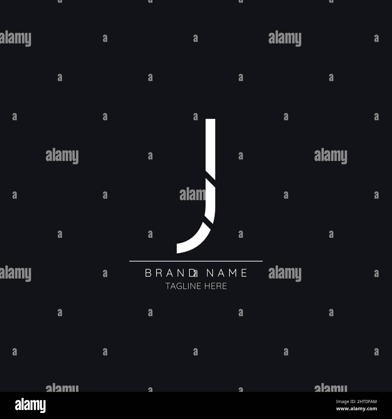 Top notch initial letter J logo icon Stock Vector Image & Art - Alamy