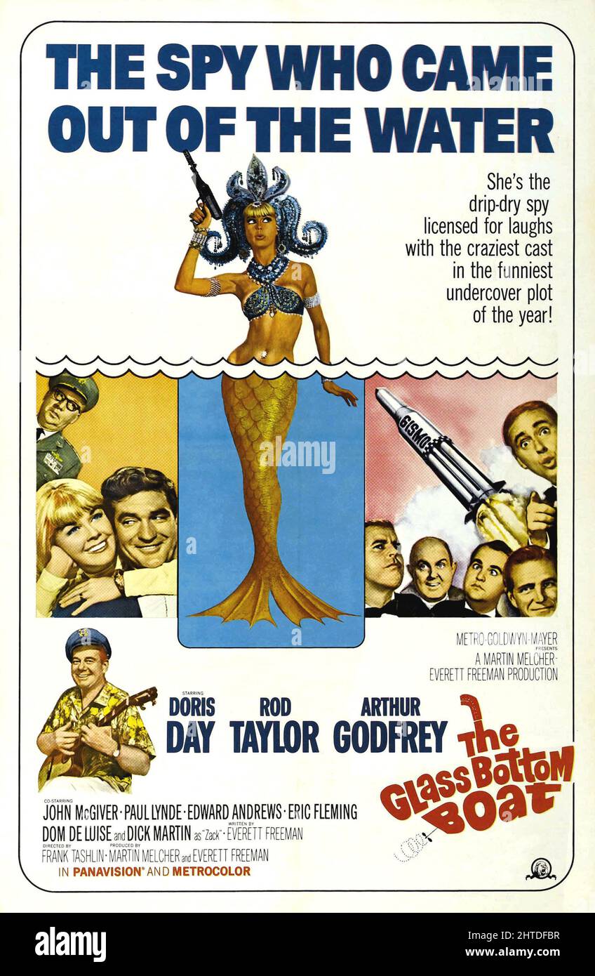 THE GLASS BOTTOM BOAT (1966), directed by FRANK TASHLIN. Credit: M.G.M ...