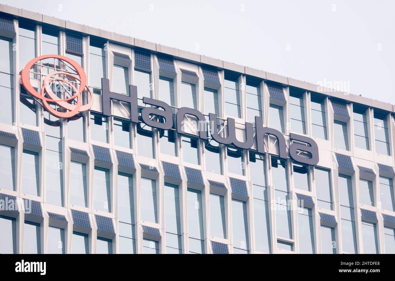 Hanwha Group, Feb 28, 2022 : Headquarters of South Korea's energy-to ...
