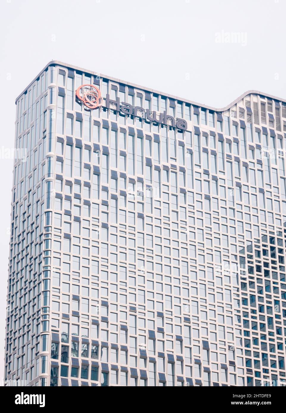 Hanwha Group, Feb 28, 2022 : Headquarters of South Korea's energy-to ...