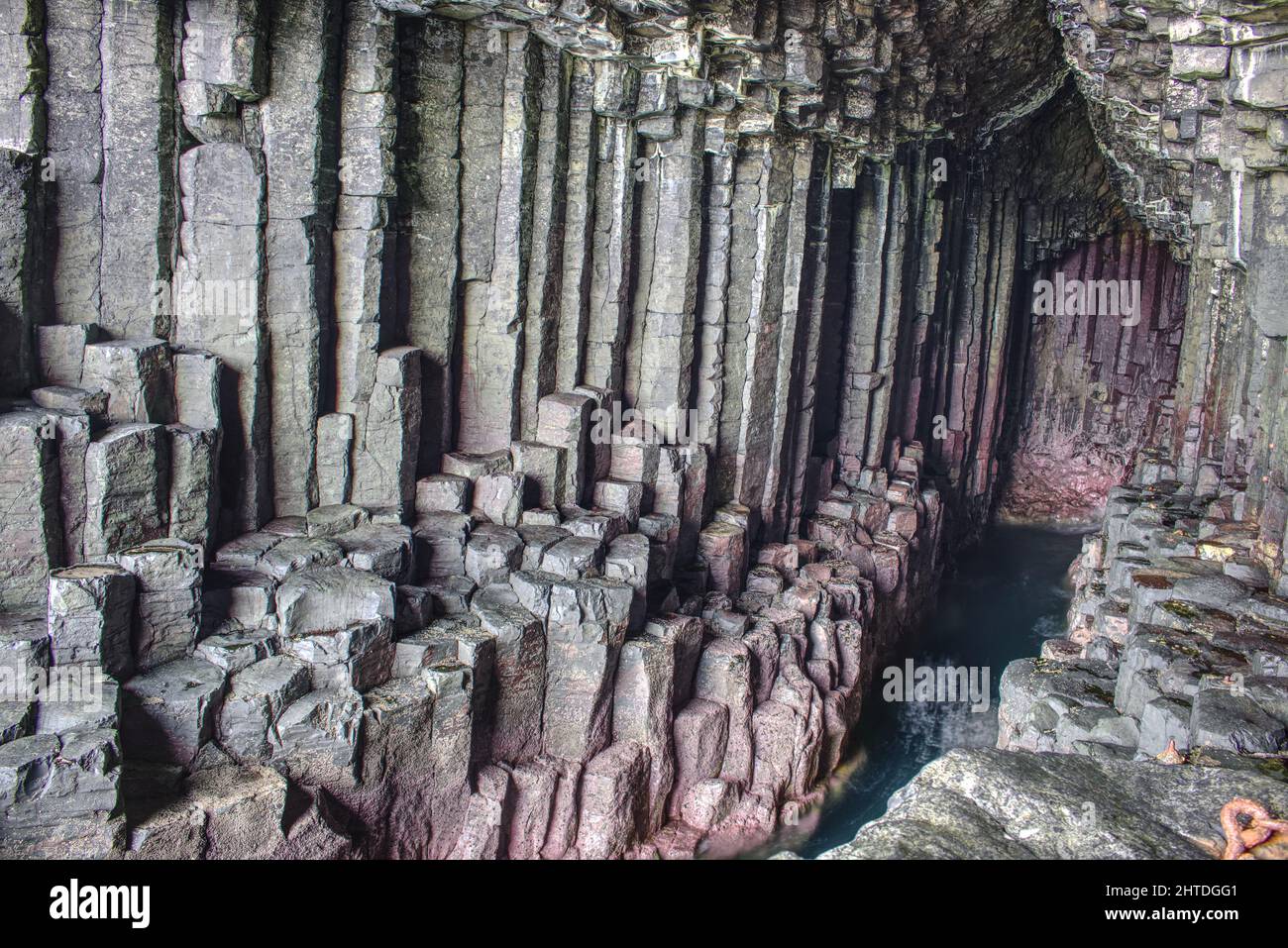 Beautiful view of birds coast cave in Scotland Stock Photo - Alamy