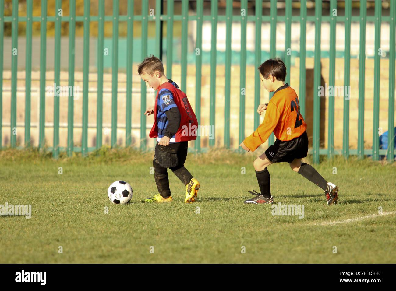 Boys football match between Cleeve Colts U8 and Churchdown Panthers U8 ...
