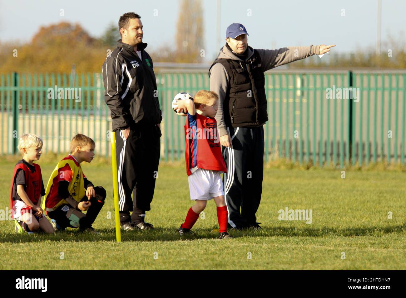 Boys football match between Cleeve Colts U8 and Churchdown Panthers U8 ...