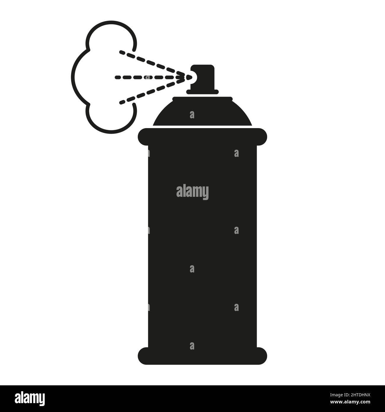 Spray can icon. Vector sign on white background Stock Vector Image ...