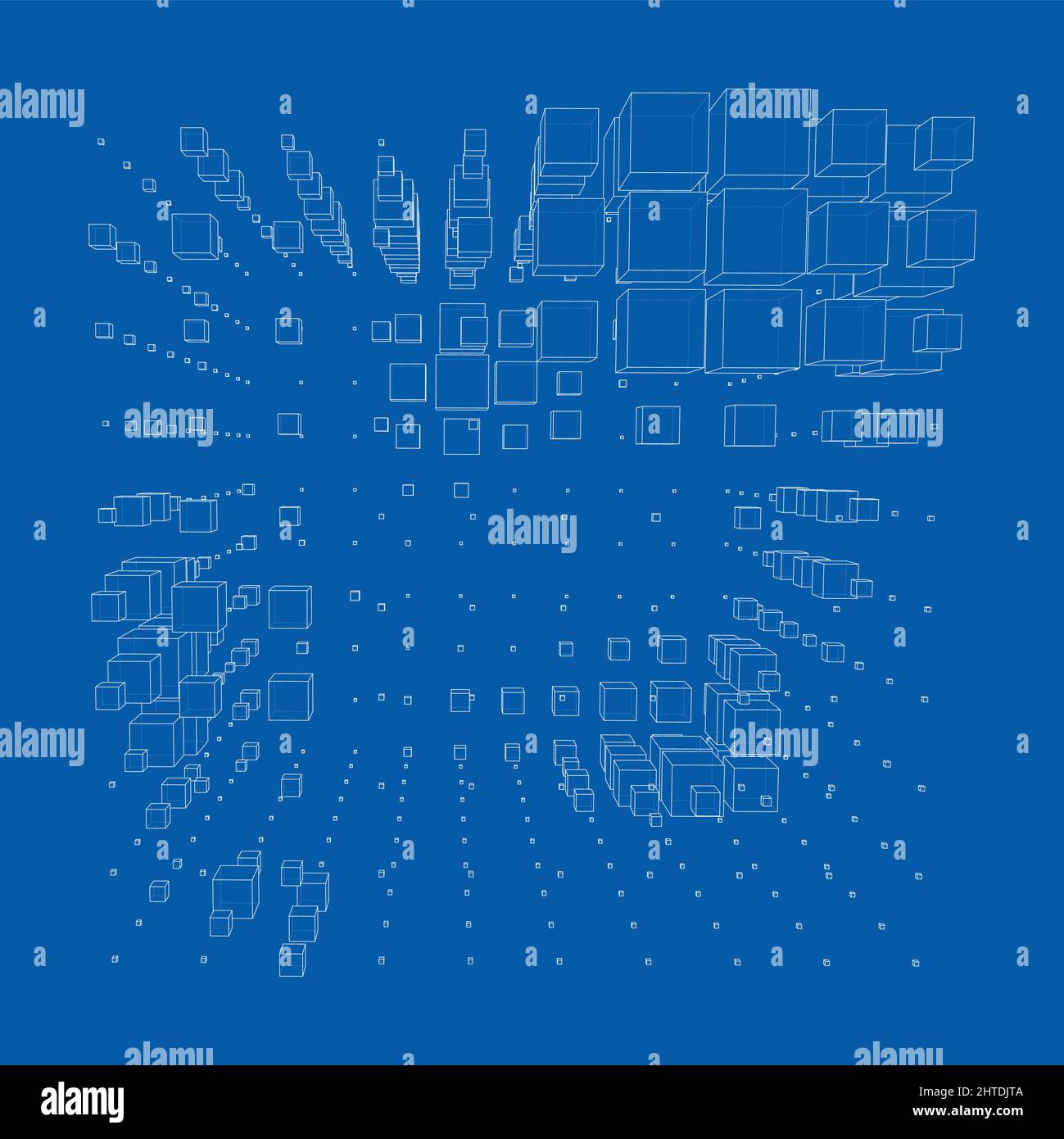 Vector abstract boxes background Stock Vector Image & Art - Alamy