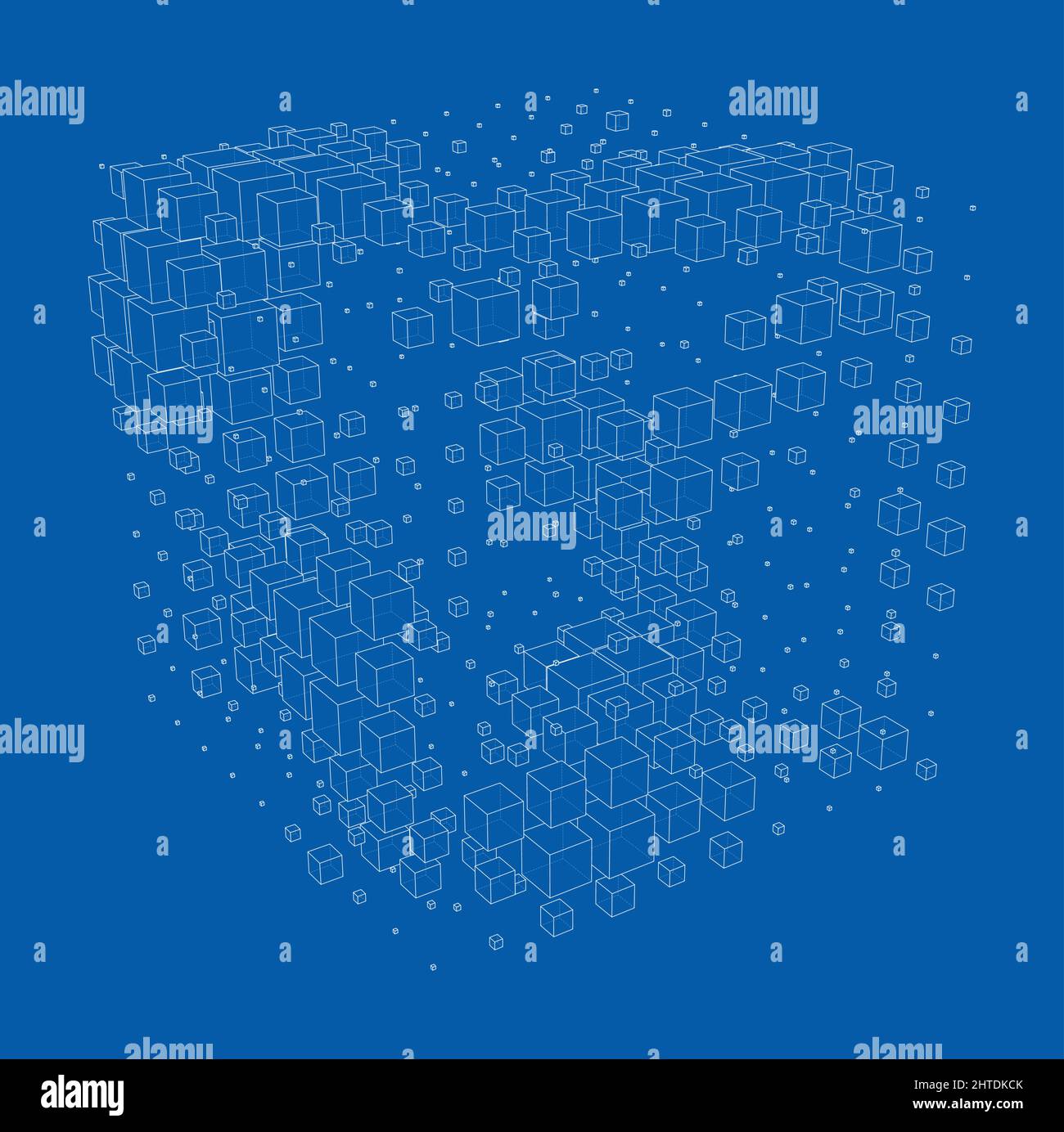 Vector abstract boxes background Stock Vector Image & Art - Alamy