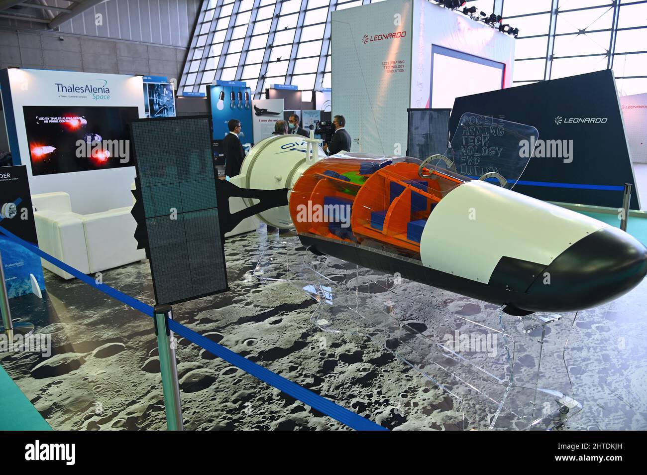 Company of Thales Alenia introducing Space Ryder system at an aerospace ...