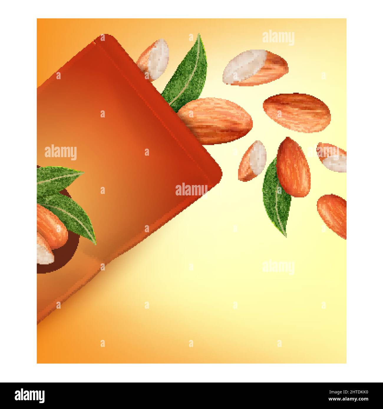 Vertical almonds Stock Vector Images - Alamy