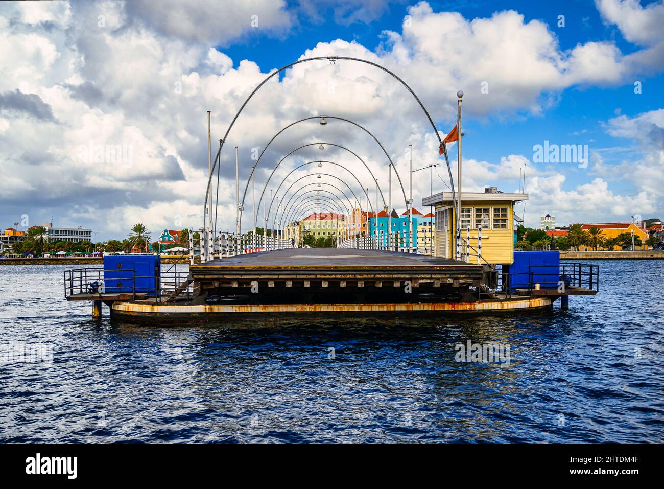 A view of the Queen Emma Bridge Stock Photo - Alamy