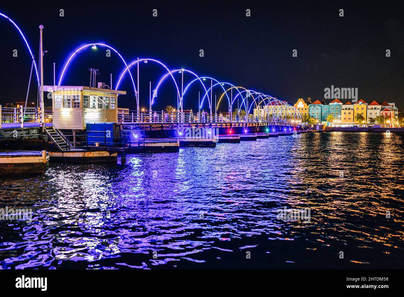 A view of the Queen Emma Bridge Stock Photo - Alamy