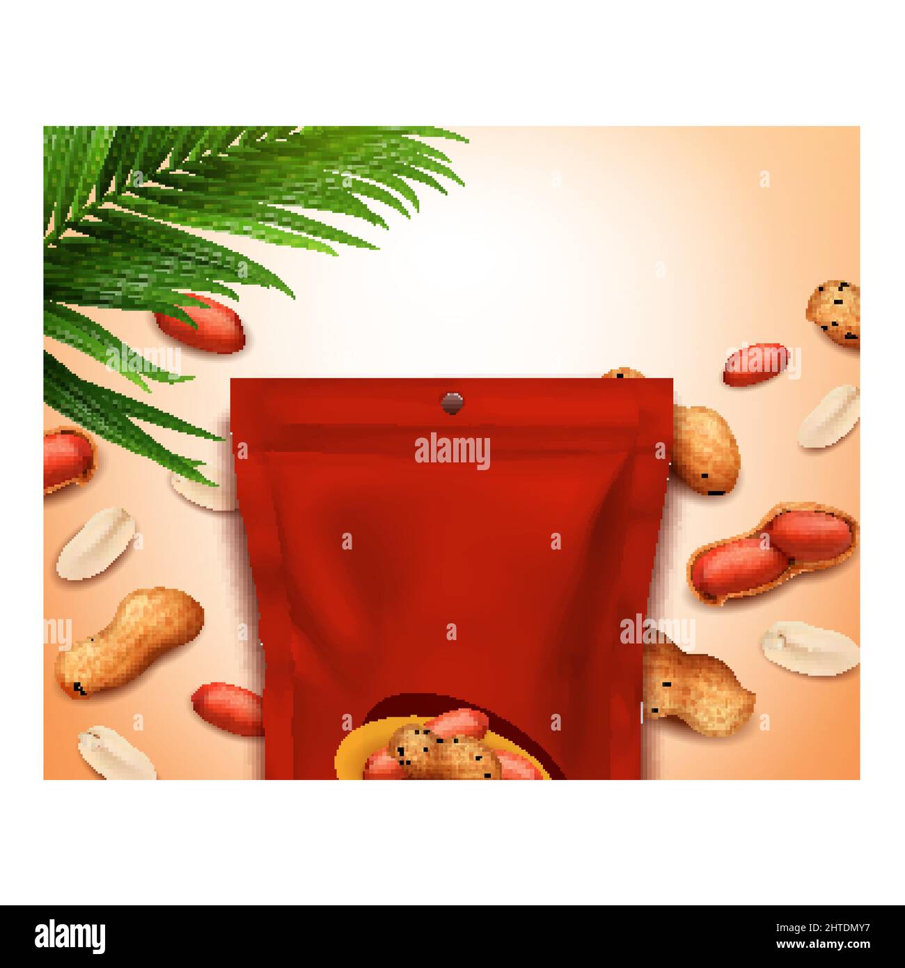 Roasted Peanuts Creative Promotion Poster Vector Stock Vector Image ...