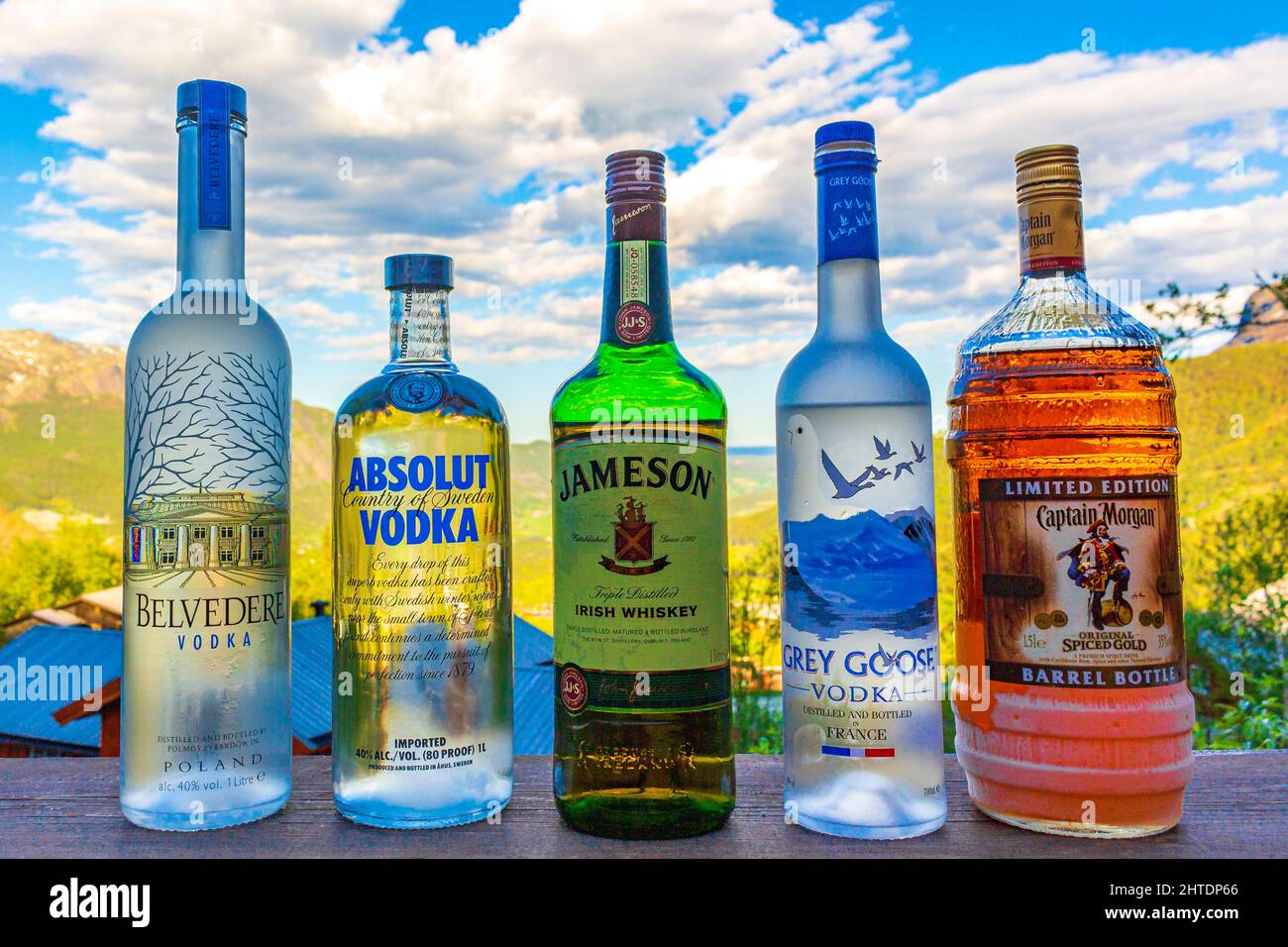 Drinking grey goose vodka hi-res stock photography and images - Alamy