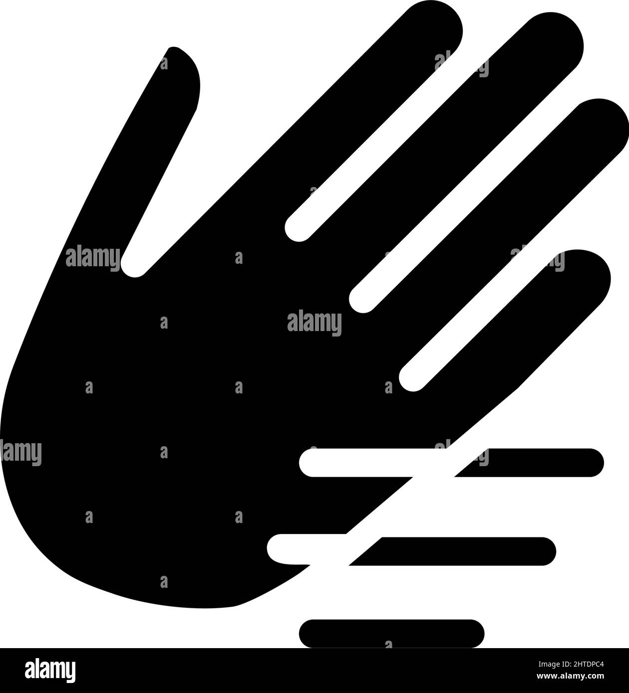 Waving hand emoji Black and White Stock Photos & Images - Alamy