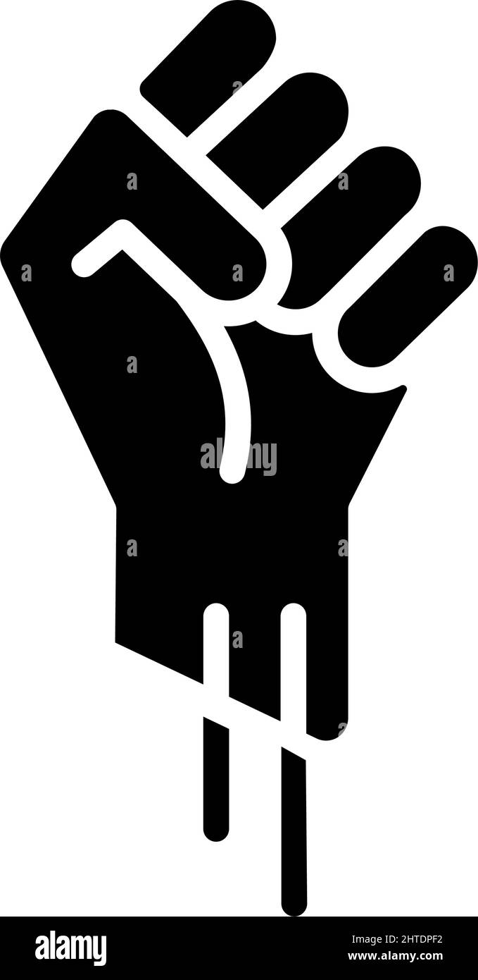 Raised fist clipart hi-res stock photography and images - Alamy