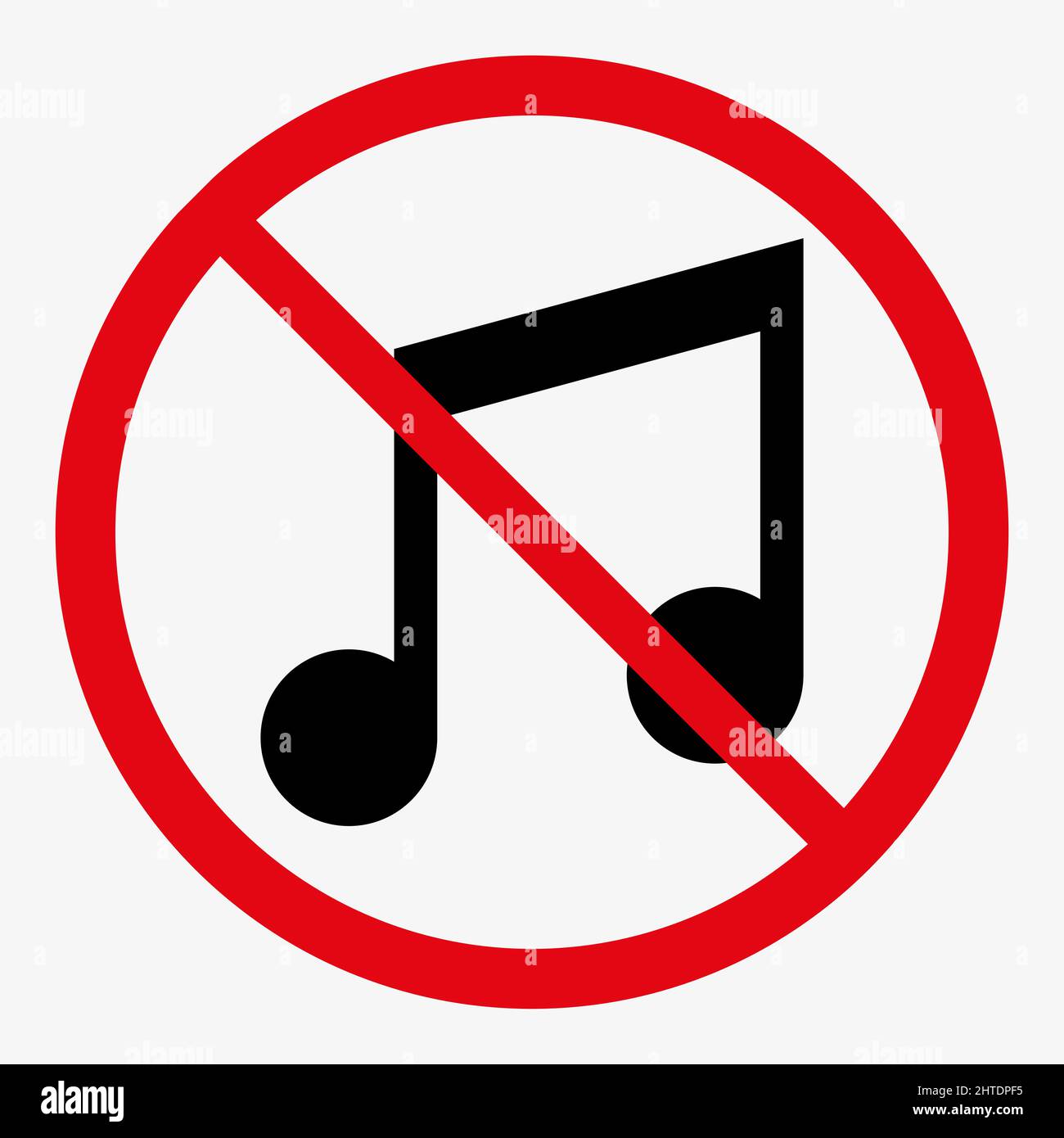 No music vector sign isolated on white background Stock Vector Image ...