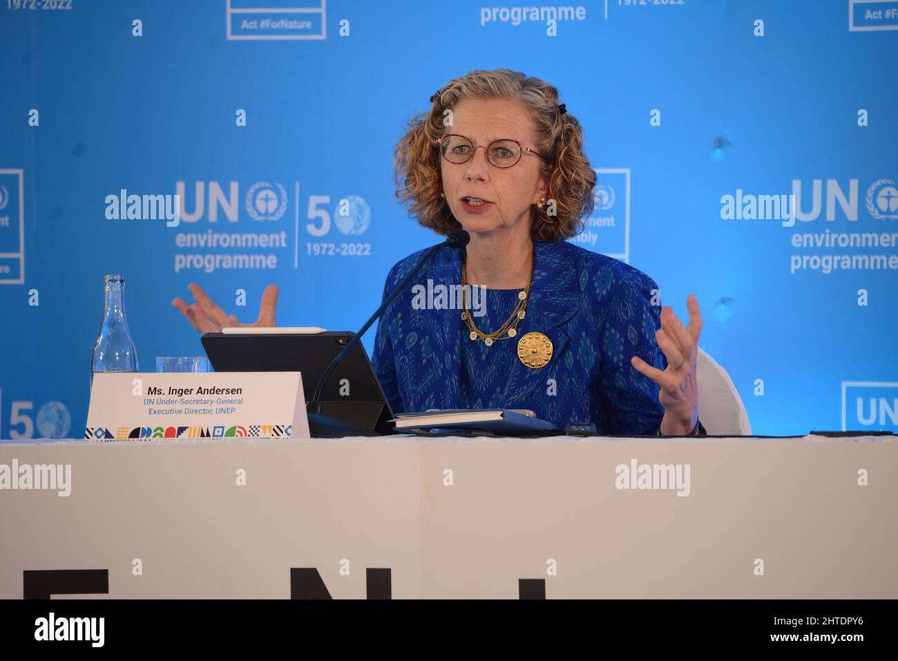 United Nations Environment Programme (UNEP) Executive Director Inger ...