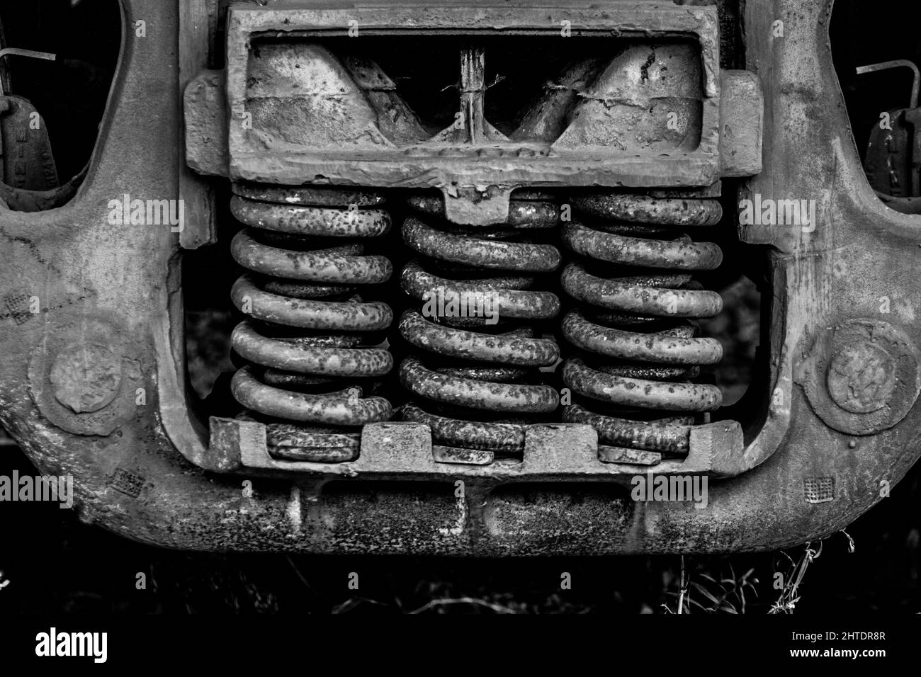 Rail Tanker Car Suspension Stock Photo - Alamy