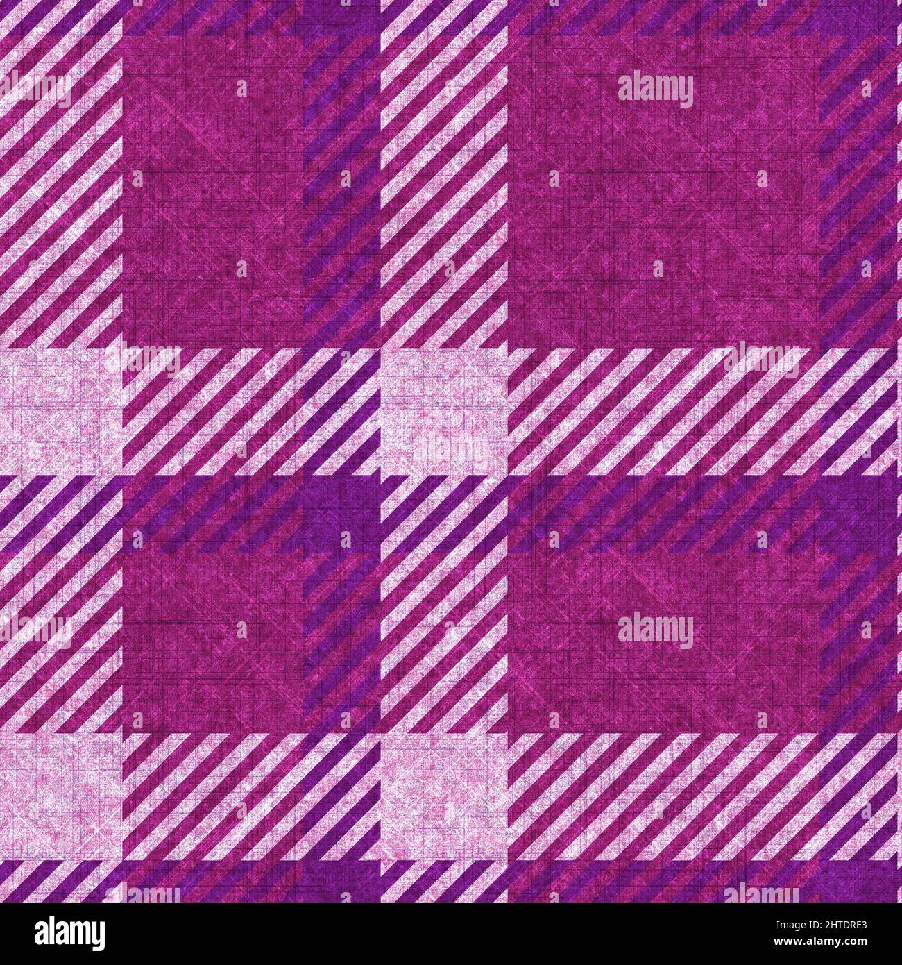 Bright pink summer woven plaid texture. Seamless woollen feminine style ...